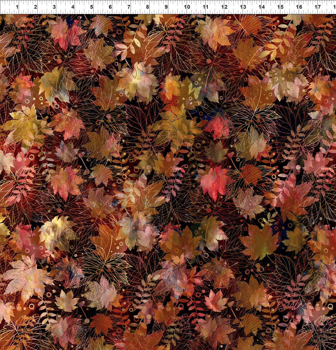 Falling Leaves 2FLS-1 – The Textile Pantry