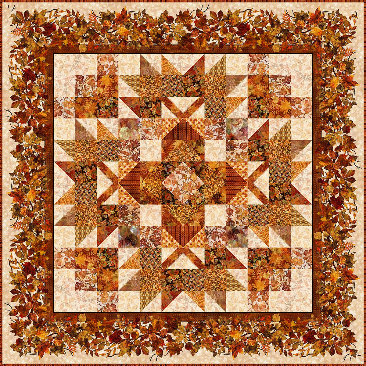 Falling Leaves - Quilt Pattern FLS-QP – The Textile Pantry