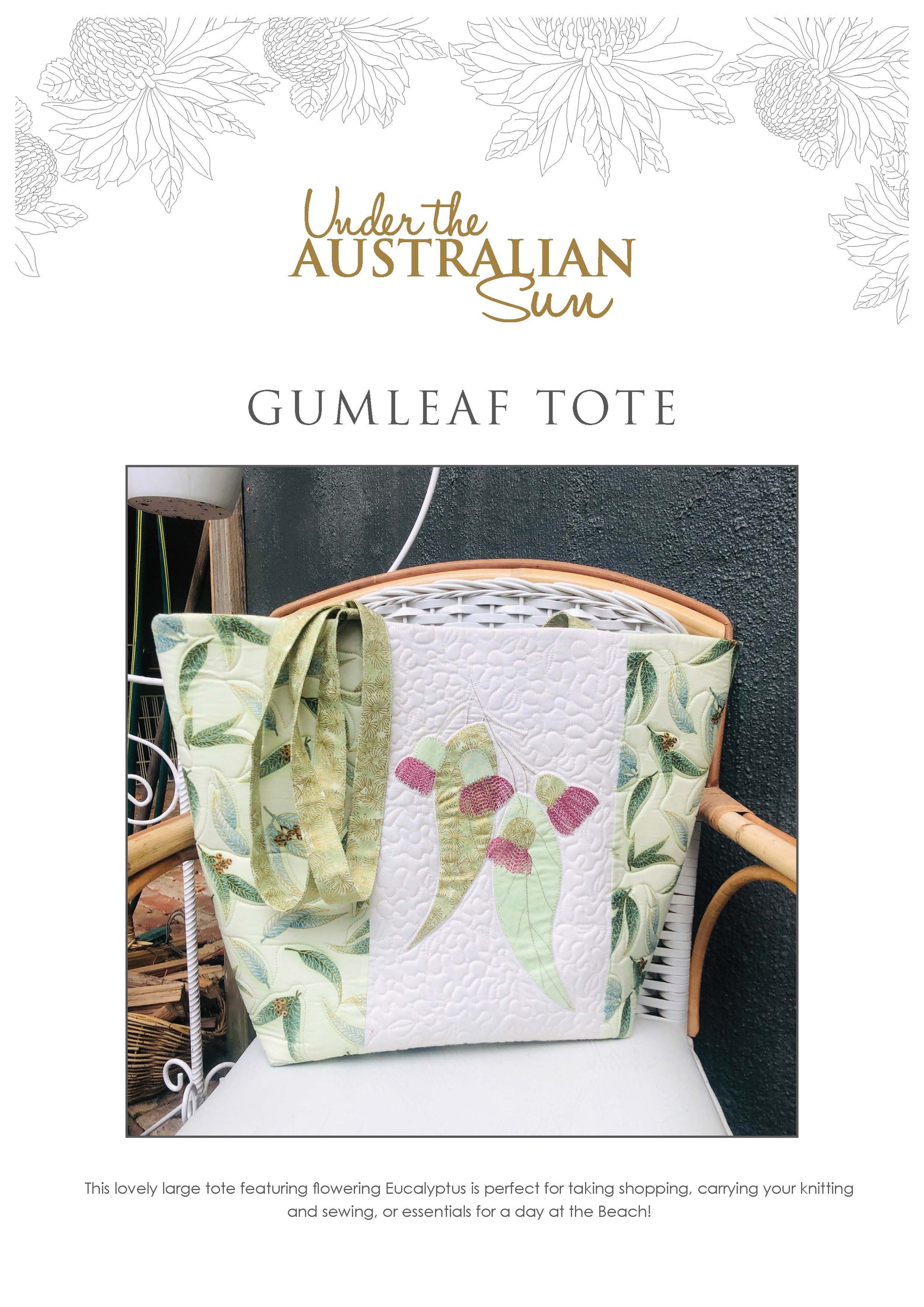 Gumleaf Tote – The Textile Pantry