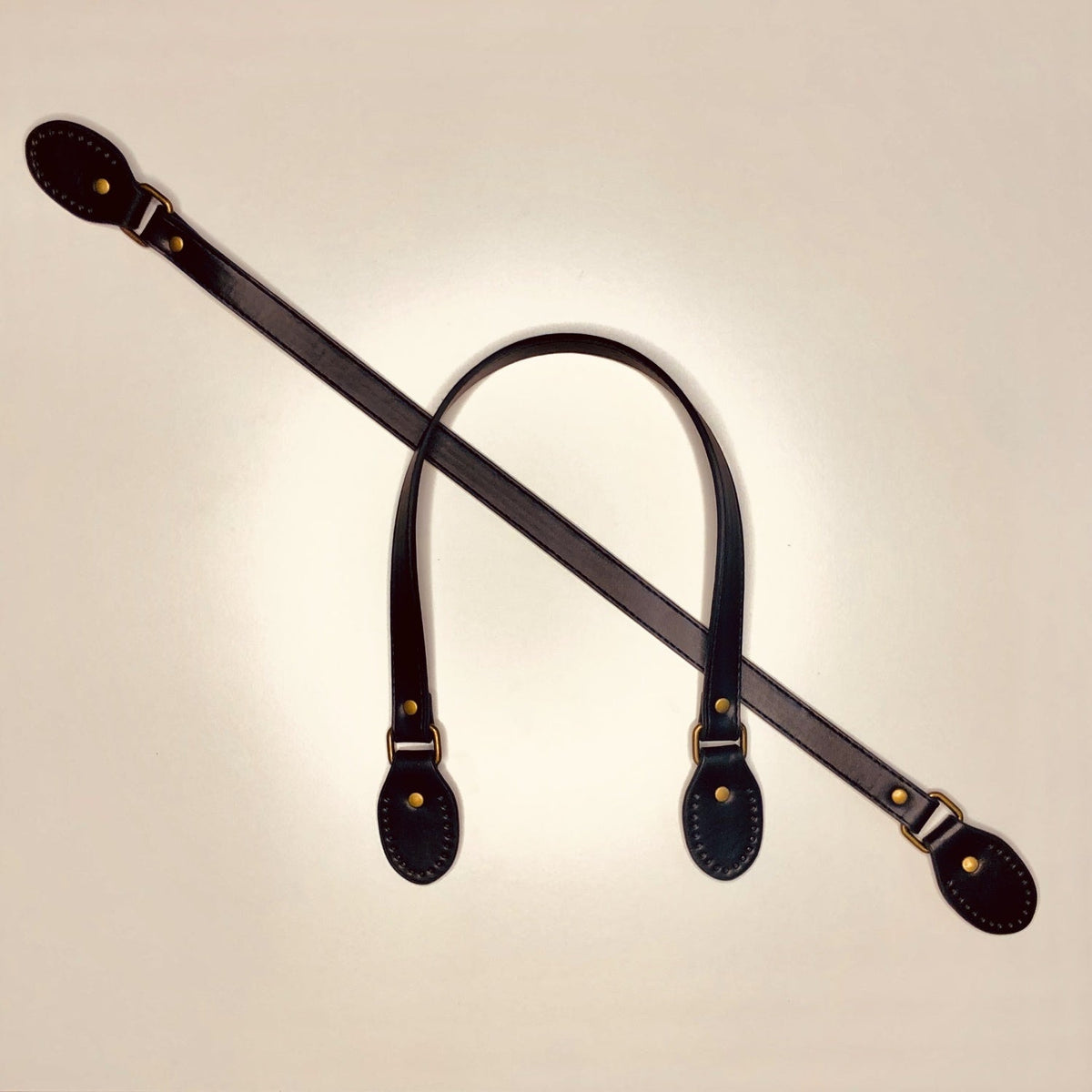 Leather Look Handles - Black – The Textile Pantry