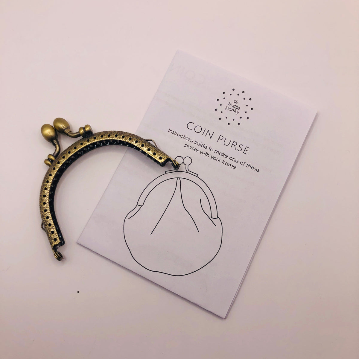 Coin Purse Frame - Antique Gold – The Textile Pantry